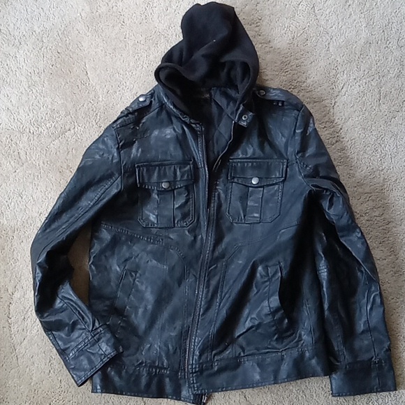 Helix | Jackets & Coats | Helix Faux Leather Jacket | Poshmark